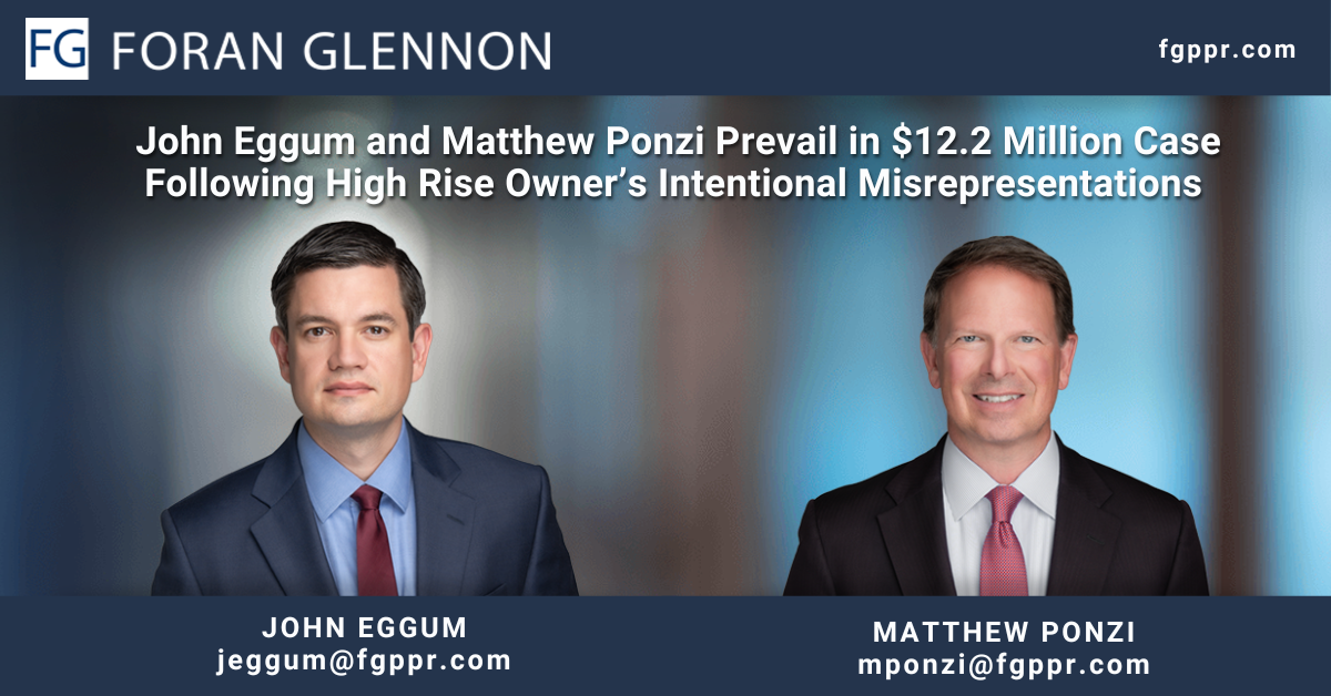 John Eggum and Matthew Ponzi Obtain Summary Judgment in $12.2 Million ...